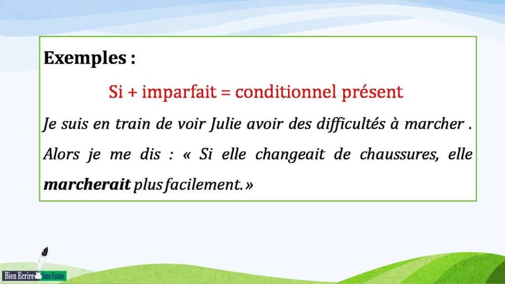 Si j’avais su: la règle du si - Bien écrire