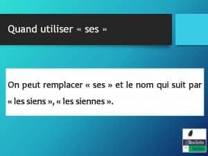 Les homophones: ces, ses, c’est, sait sais et s’est - Bien écrire