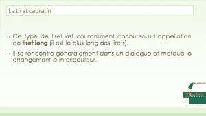 Le tiret pour les dialogues (tiret cadratin) - Bien écrire