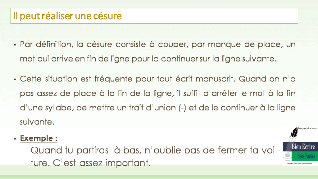 Le trait d’union - Bien écrire