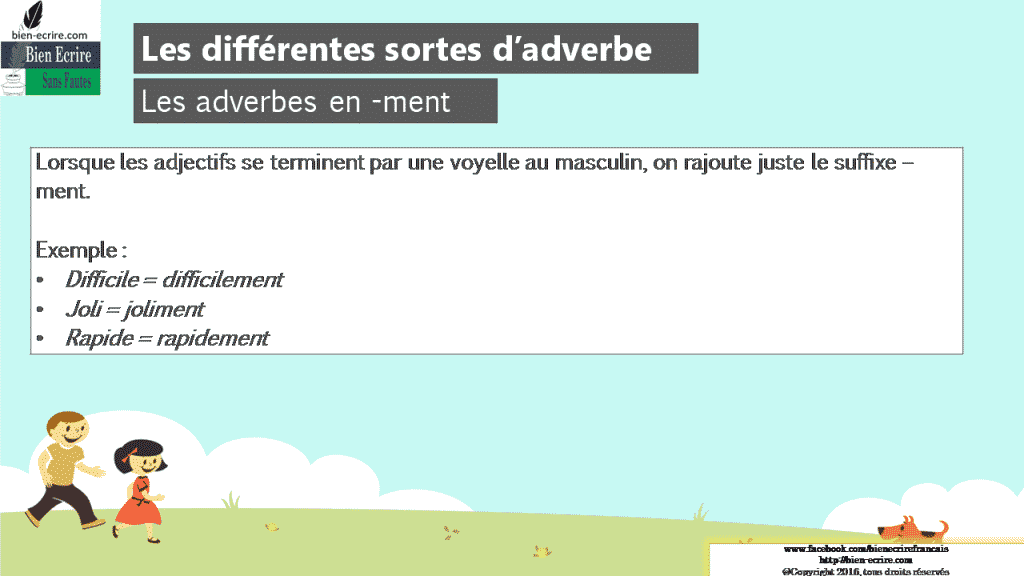 Les différents types d’adverbes : lieu, manière, temps et bien d’autres ...