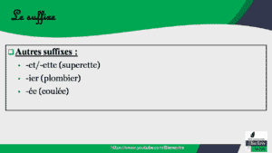 Radical, préfixe, suffixe ; la formation des mots - Bien écrire