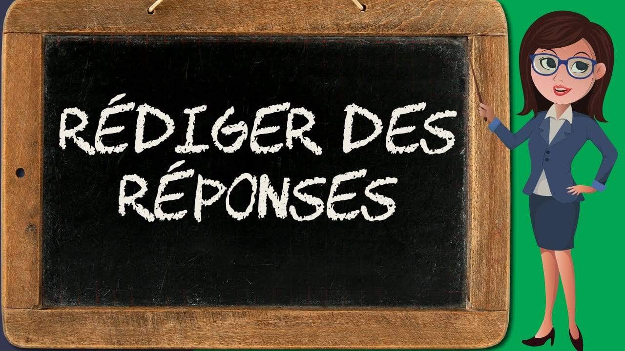 Expression 1 – rédiger des réponses à des questions sur un texte - Bien ...