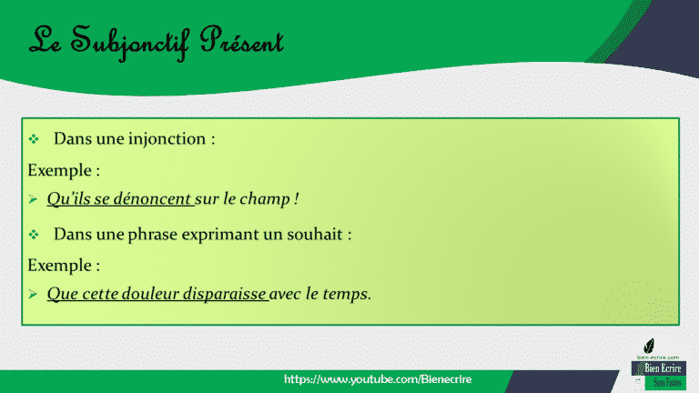 Le subjonctif présent et le subjonctif passé - Bien écrire