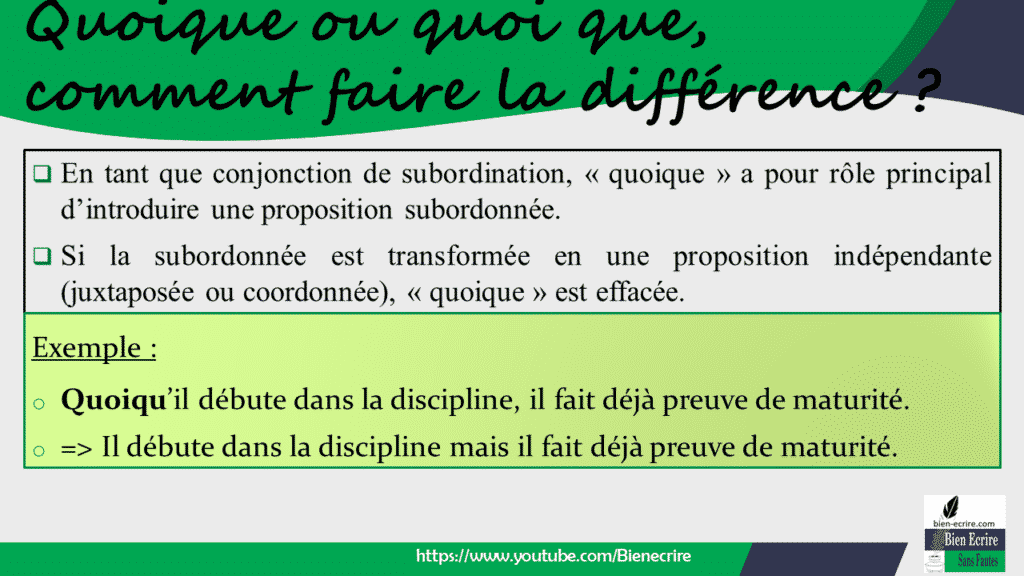 Quoique ou quoi que, comment faire la différence ? - Bien écrire