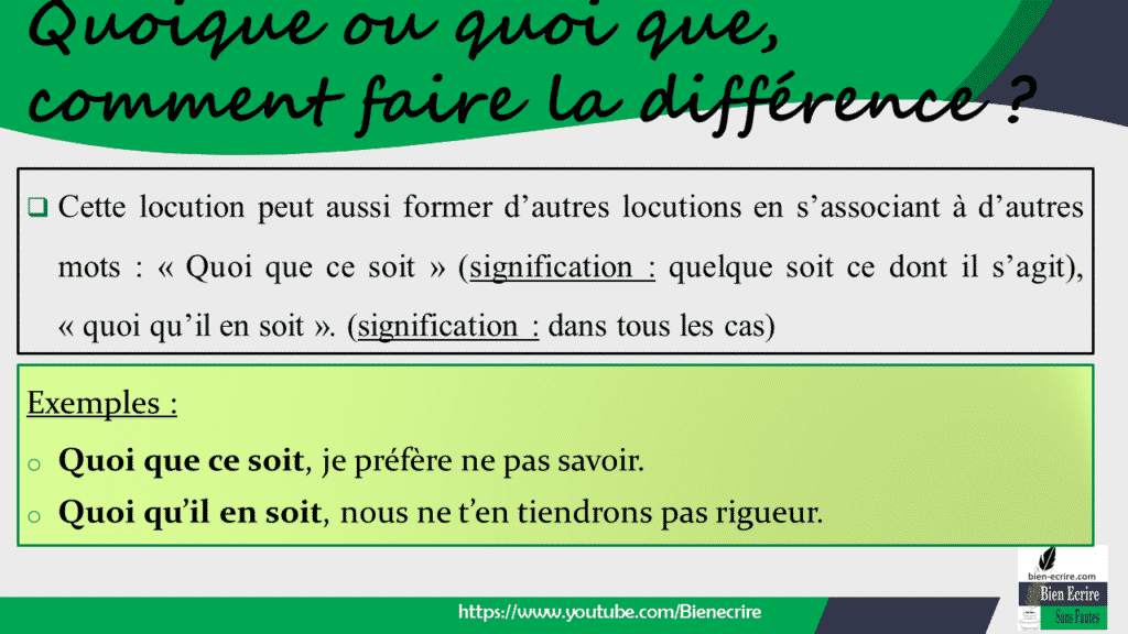 Quoique ou quoi que, comment faire la différence ? - Bien écrire
