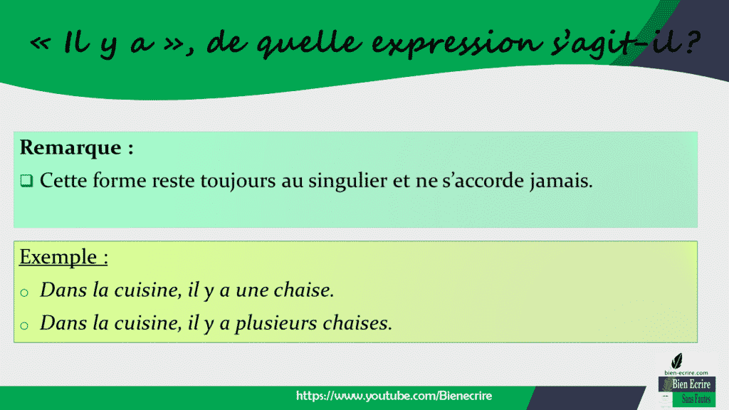 Expression 3 – arrêter de répéter l’expression « il y a » - Bien écrire