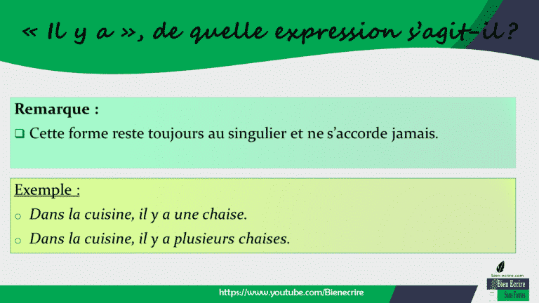 Expression 3 – arrêter de répéter l’expression « il y a » - Bien écrire