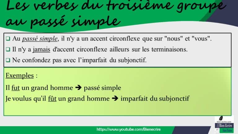 Comment conjuguer le passé simple - Bien écrire