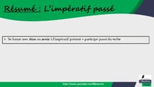 L’impératif présent : conjugaison - Bien écrire