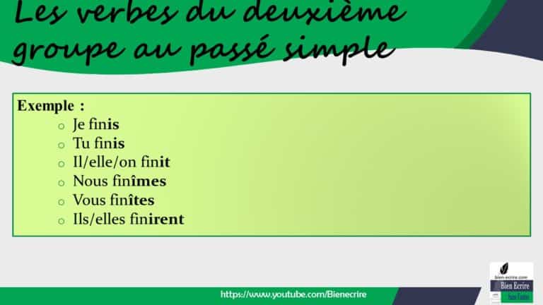 Comment conjuguer le passé simple - Bien écrire