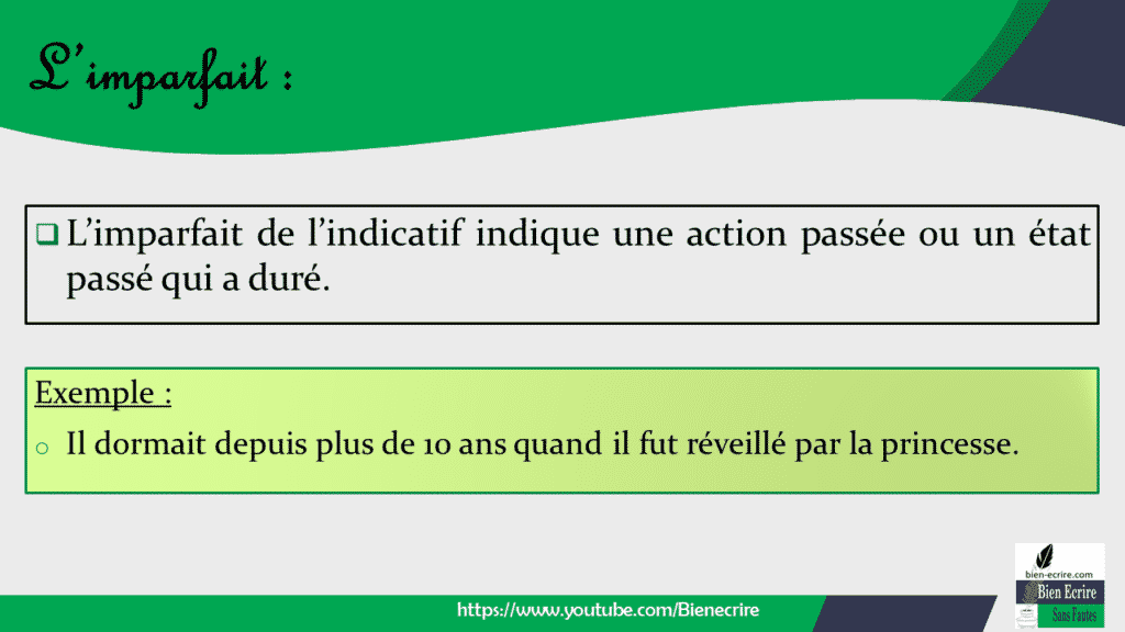 Valeurs de l’indicatif 1 – quel temps choisir ? - Bien écrire