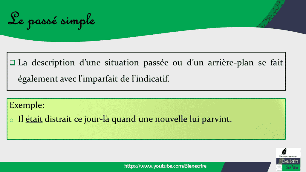 Valeurs de l’indicatif 1 – quel temps choisir ? - Bien écrire