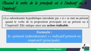 La concordance des temps avec « si » (concordance 5/5) - Bien écrire