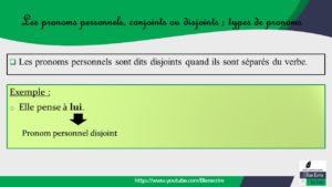 Pronom 6 – conjoints, disjoints, élidé - Bien écrire