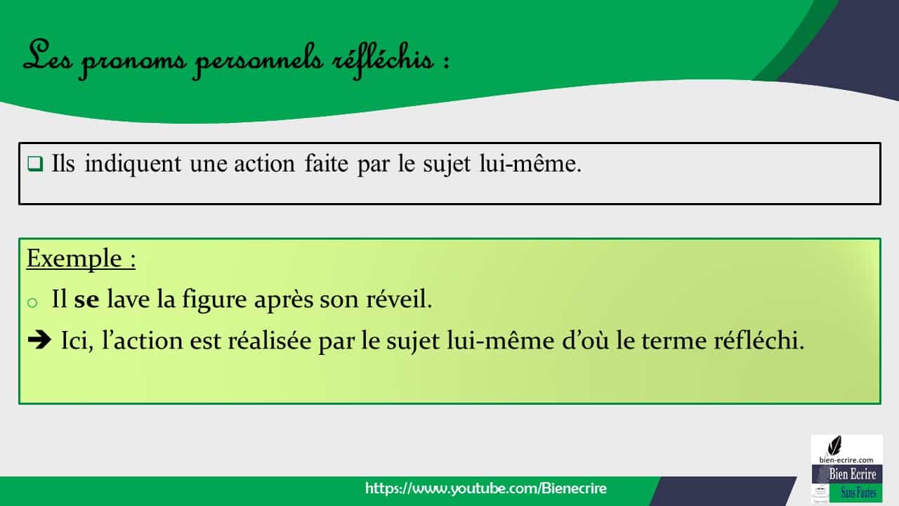 Pronom 5 – pronom personnel adverbial, réfléchi, tonique - Bien écrire