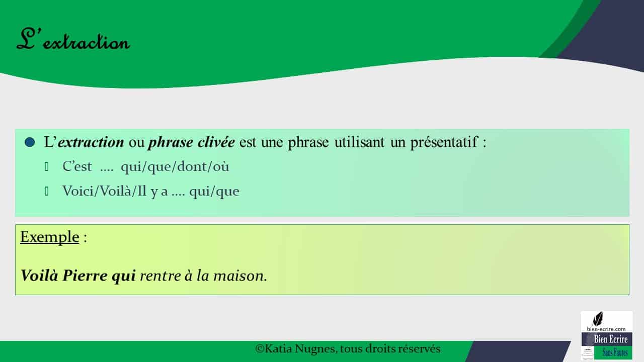 Figures d’intensité 5 – emphase grammaticale - Bien écrire