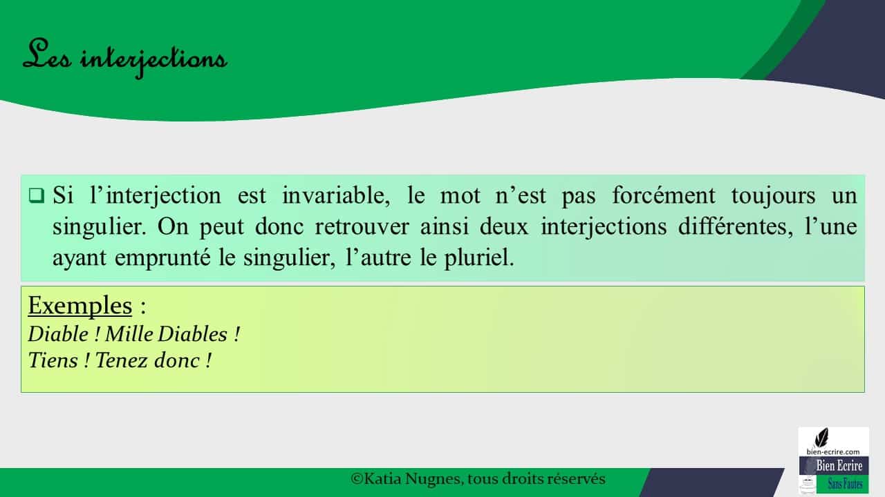 Interjection 1 – Définition et rôle - Bien écrire