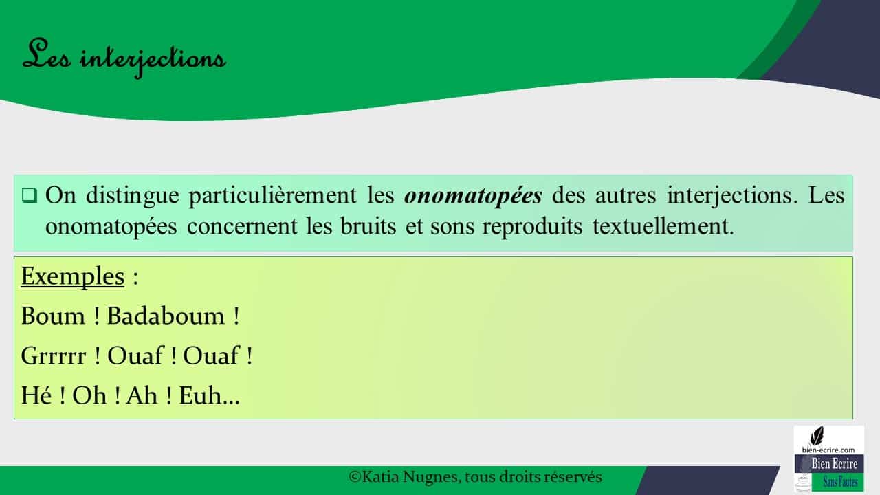 Interjection 1 – Définition et rôle - Bien écrire