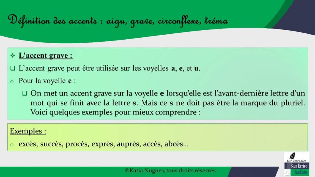 Accent 1 – aigu, grave, circonflexe, tréma - Bien écrire