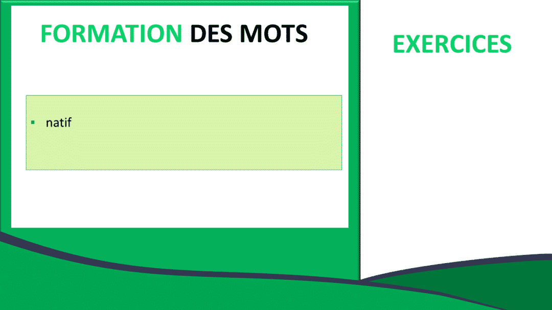 Radical, préfixe, suffixes : exercices (formation des mots 2/3) - Bien ...