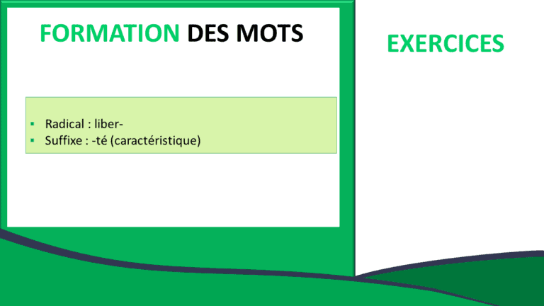 Radical, préfixe, suffixes : exercices (formation des mots 2/3) - Bien ...